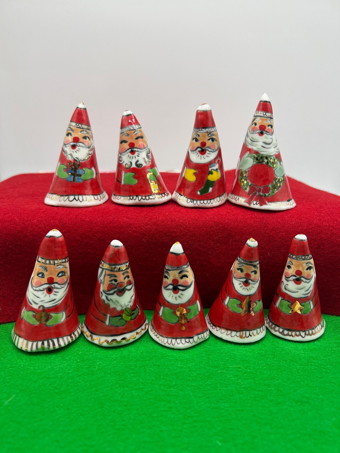 2 Inch Mini Santa Sculpt - Etsy