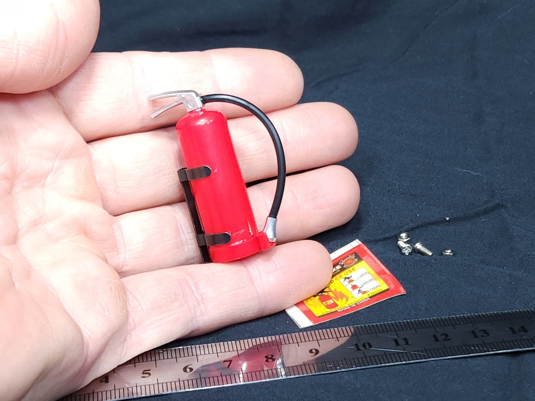 Miniature Fire Extinguisher RC Accessory Great for RC Garage Diorama ...