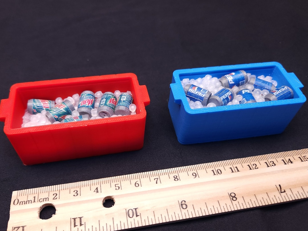Cooler Pepsi Cans Mountain Dew Ice 1/10 Scale Crawler Accessory Set ...