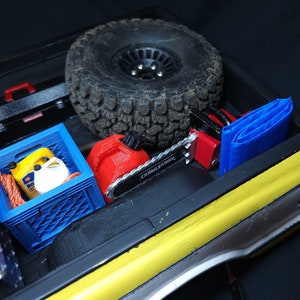 1/10 Scale Folded Tarp for Rock Crawlers Scale Trucks Miniature Diorama ...