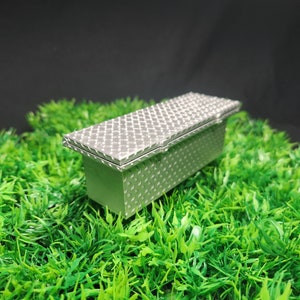 1/18 Scale Diamond Plate Toolbox, RC Truck Bed Box - FMS18 Hilux, K10 ...