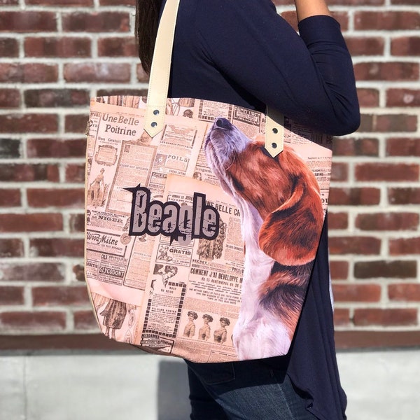 Beagle Tote Bag - Etsy