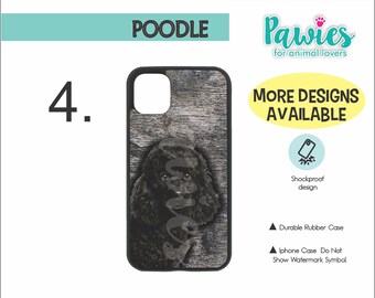 Poodle Phone Case - Etsy
