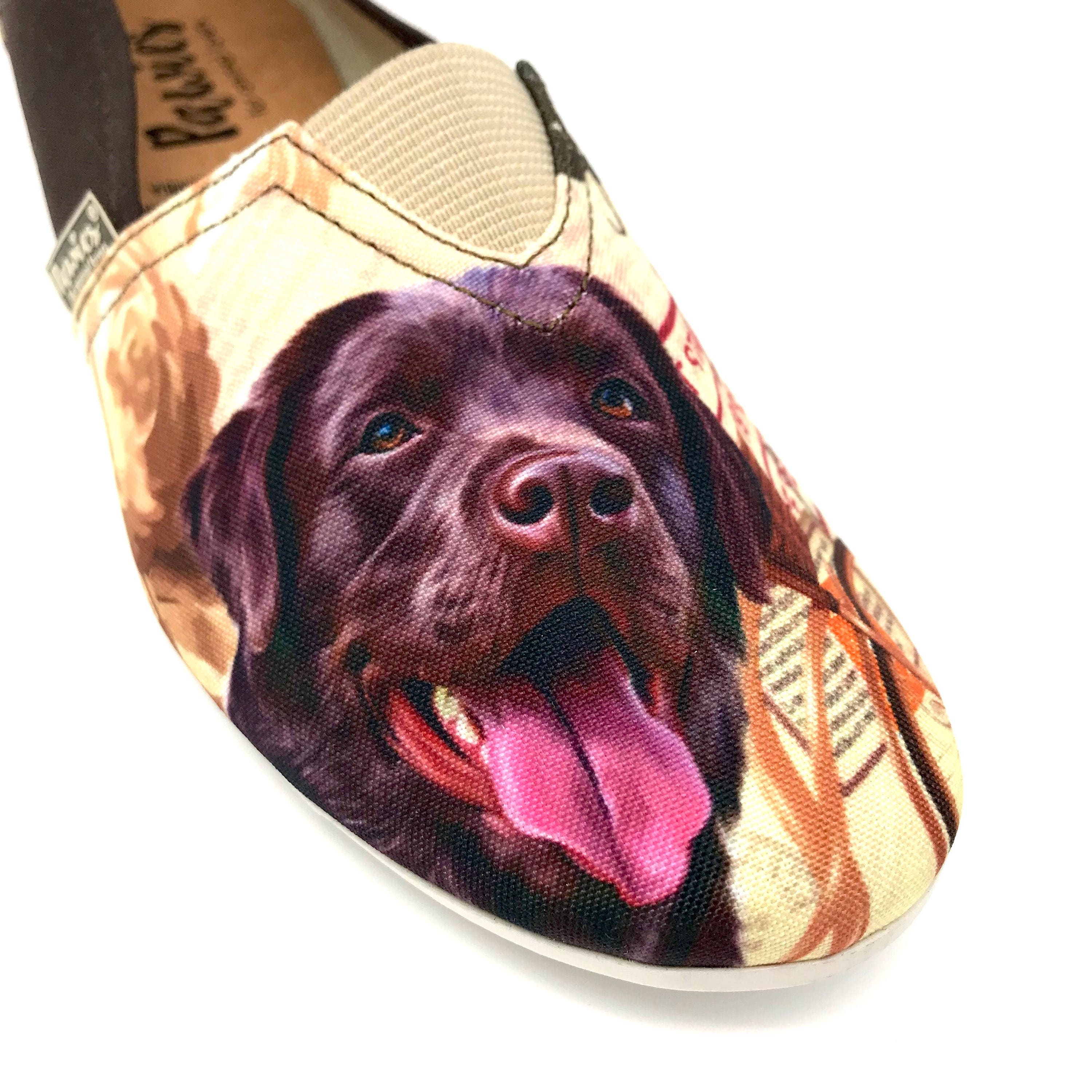 LABRADOR CHOCOLATE SHOES Women Shoes Dog Lovers Dog Breeds | Etsy