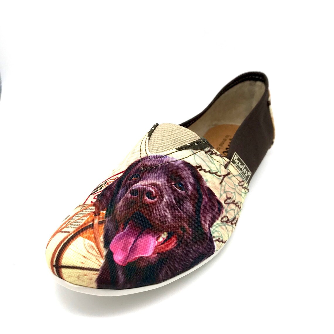 LABRADOR CHOCOLATE SHOES Women Shoes Dog Lovers Dog Breeds | Etsy