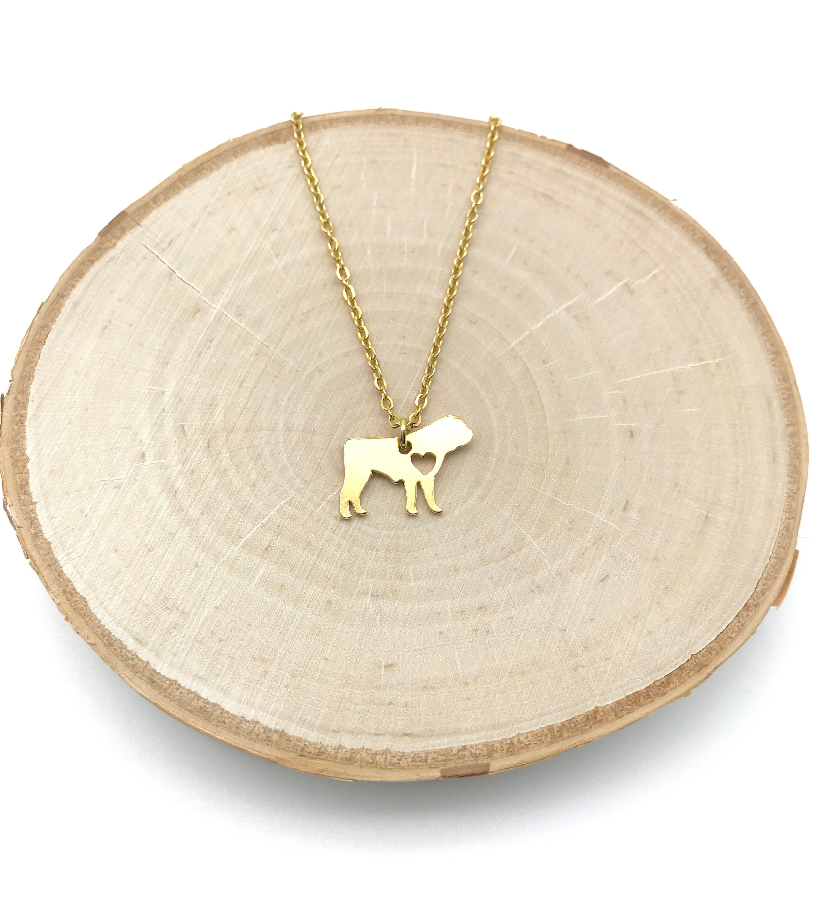 ROTTWEILER NECKLACE 24k Dog Breeds Puppies Pet Lovers - Etsy