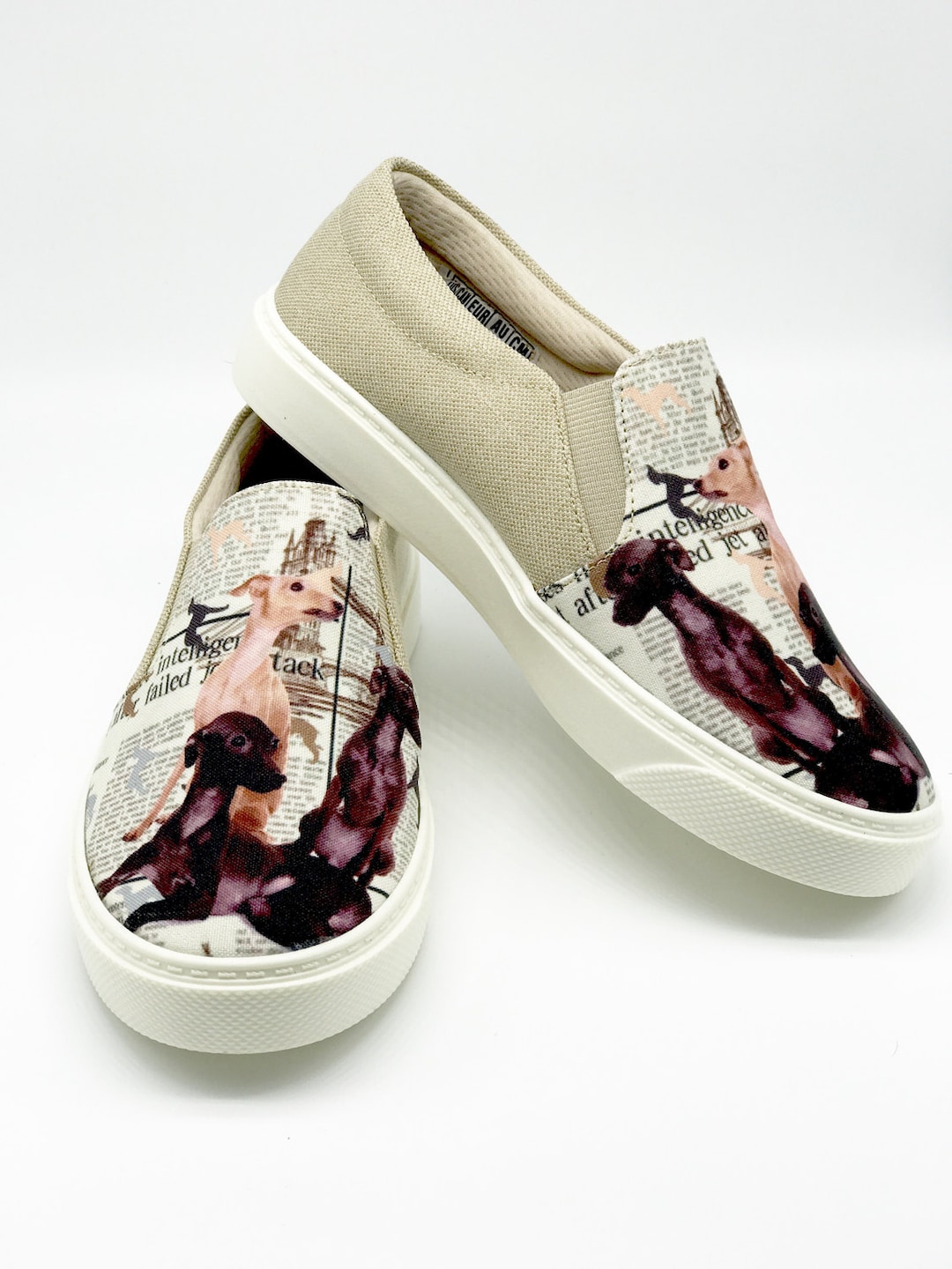 ITALIAN GREYHOUND WHIPPET Shoes Dog Lovers Shoes for - Etsy UK