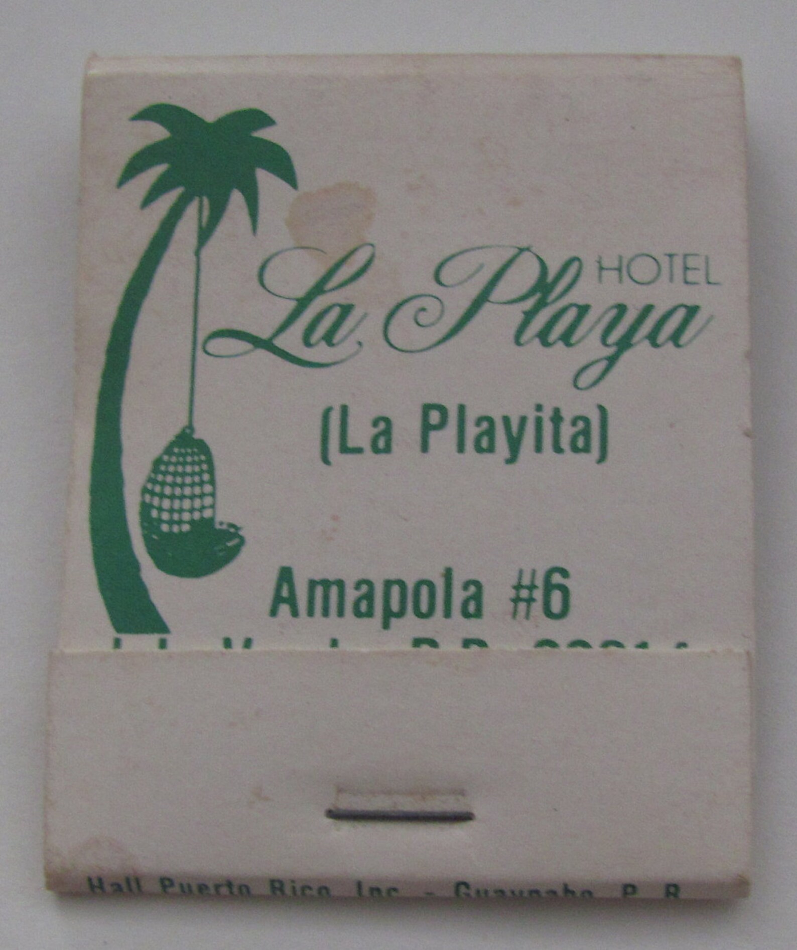 Vintage Unstruck Matchbook La Playa Hotel La Playita Isla Verde Puerto ...