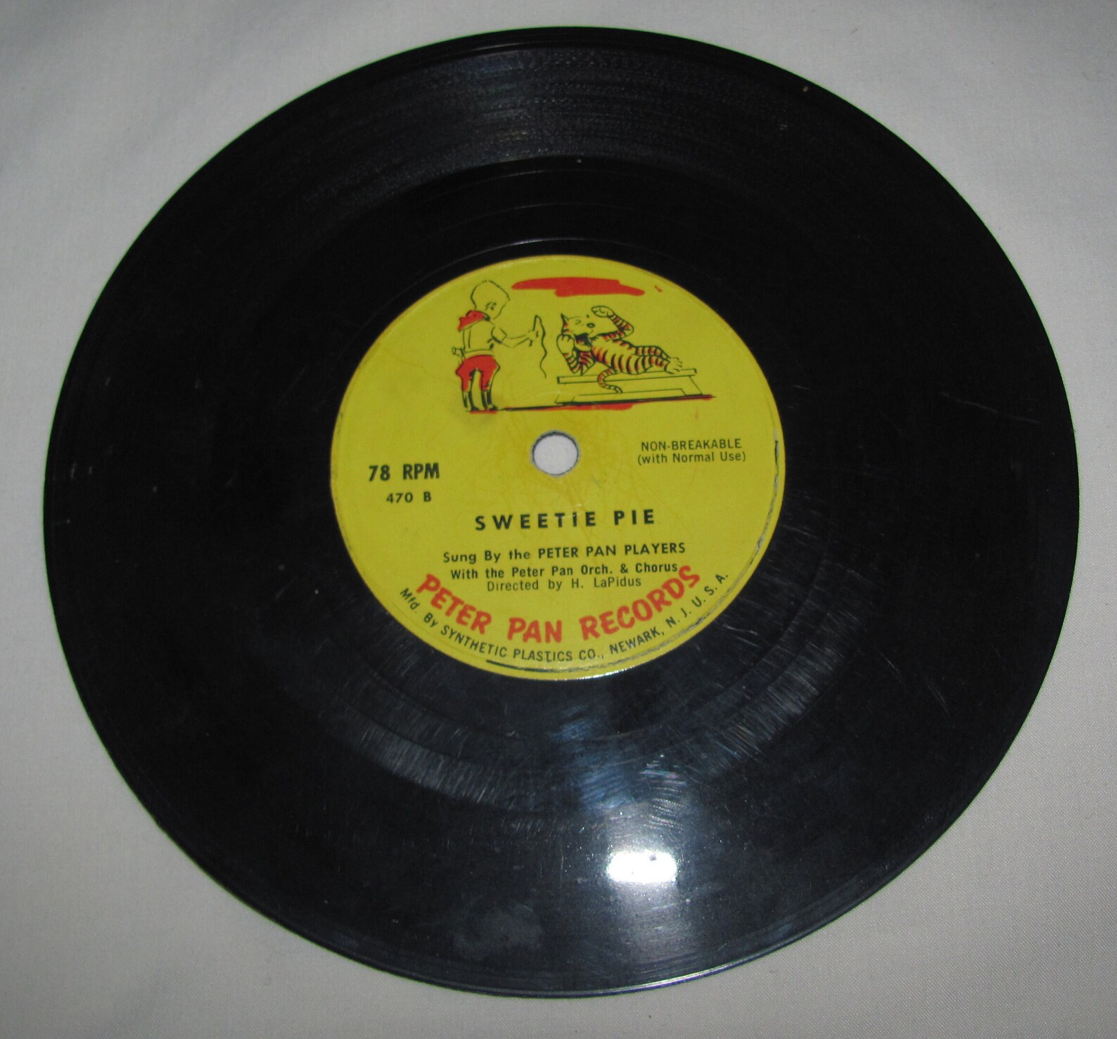 Vintage 1940s Peter Pan Records 78 RPM Vinyl Record Album Sweetie Pie ...