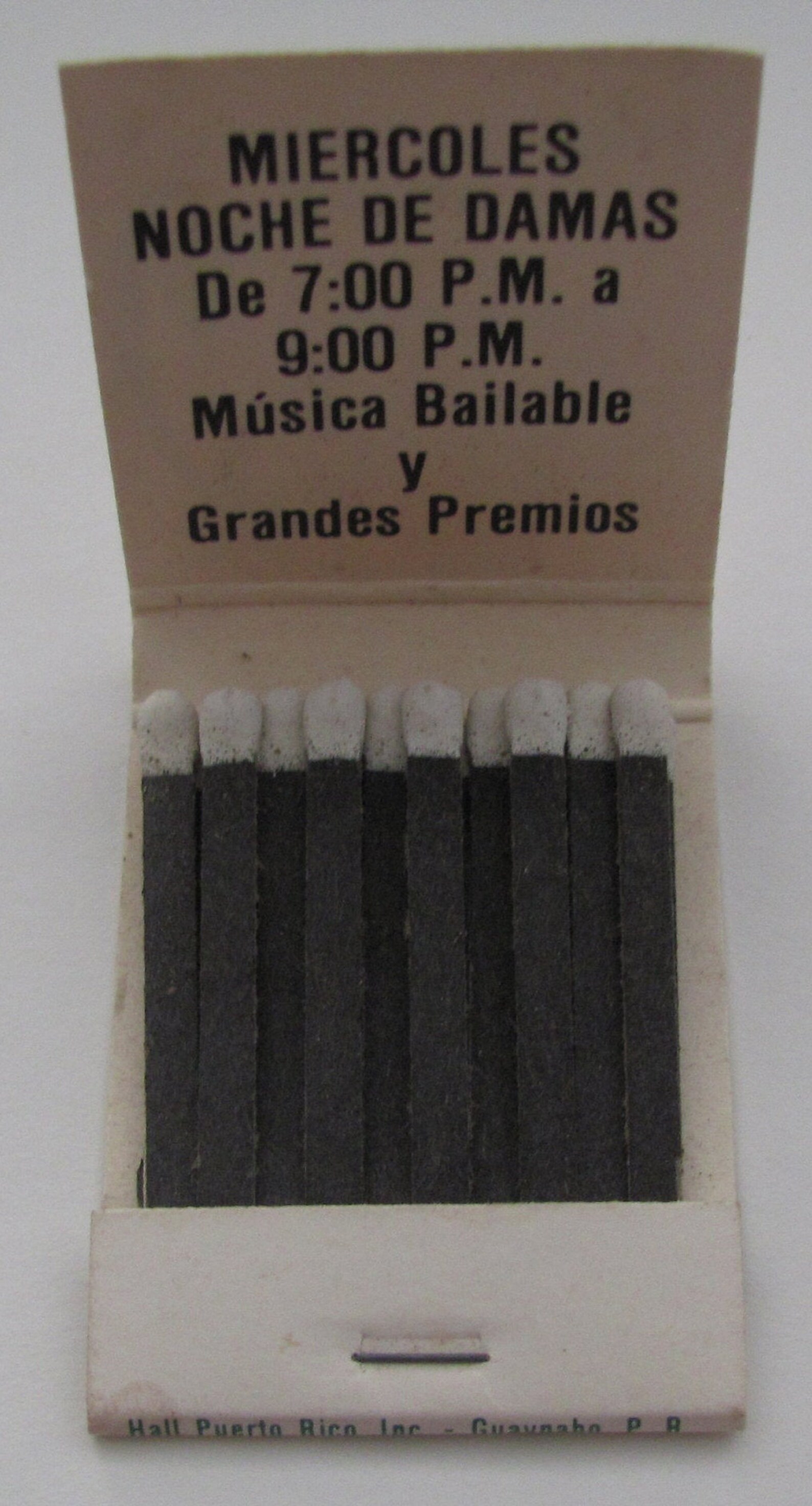 Vintage Unstruck Matchbook La Playa Hotel La Playita Isla Verde Puerto ...