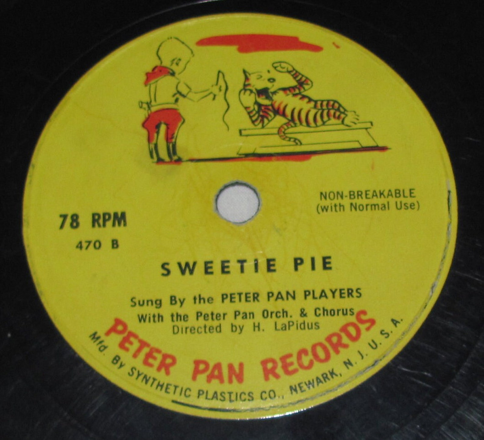 Vintage 1940s Peter Pan Records 78 RPM Vinyl Record Album Sweetie Pie ...