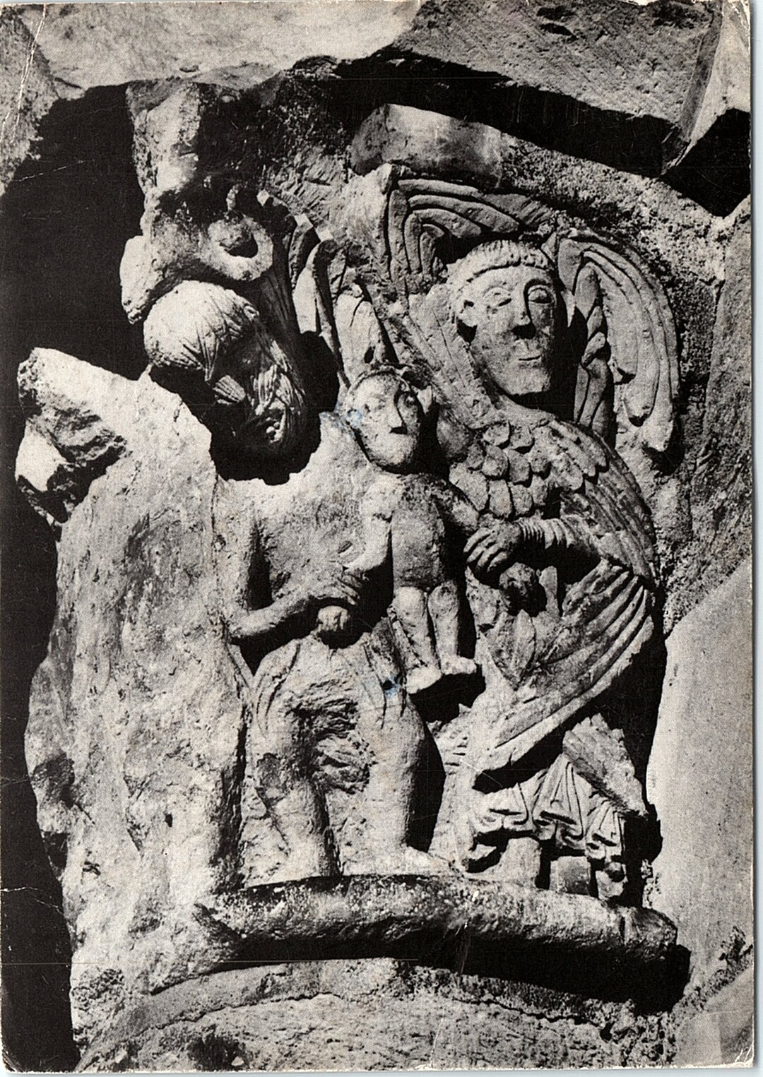 Vintage Posted Postcard St. Michael Snatching Soul From Demon Basilica ...