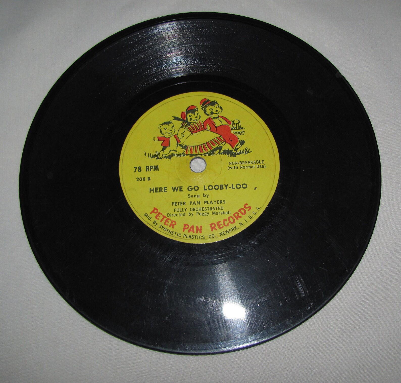 Vintage 1940s Peter Pan Records 78 RPM Vinyl Record Album Old Macdonald ...