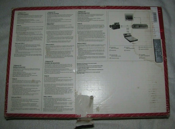 Vintage Hama VideoCut Video Cut 10 11 Hi8 Video 8 SVHS VHS VHS-C Film ...