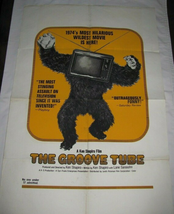 VINTAGE The Groove Tube 1974 Full Size Film Movie Poster Chevy | Etsy