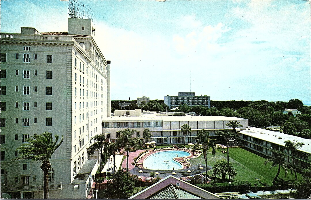 Vintage Unposted Postcard Jack Tar Fort Harrison Hotel Clearwater ...
