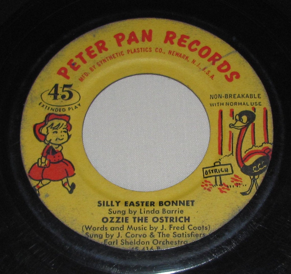 Vintage 1949 Peter Pan Records 45 RPM Vinyl Record Funny | Etsy