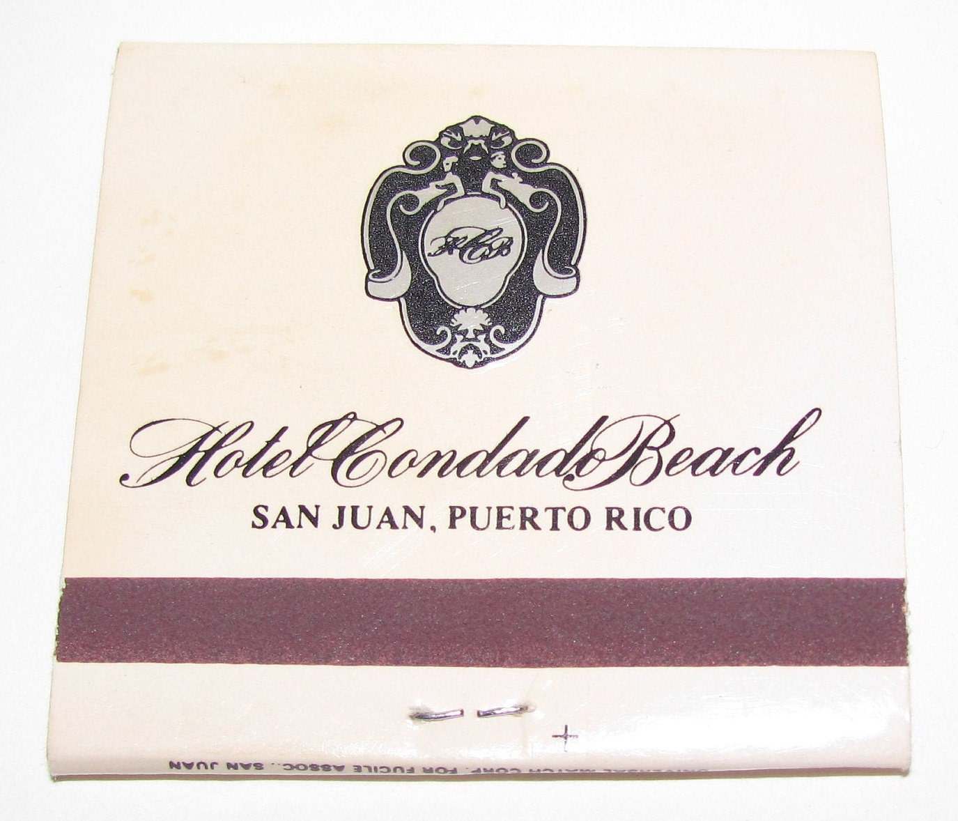 Vintage Unstruck Matchbook Hotel Condado Beach San Juan Puerto Rico PR ...