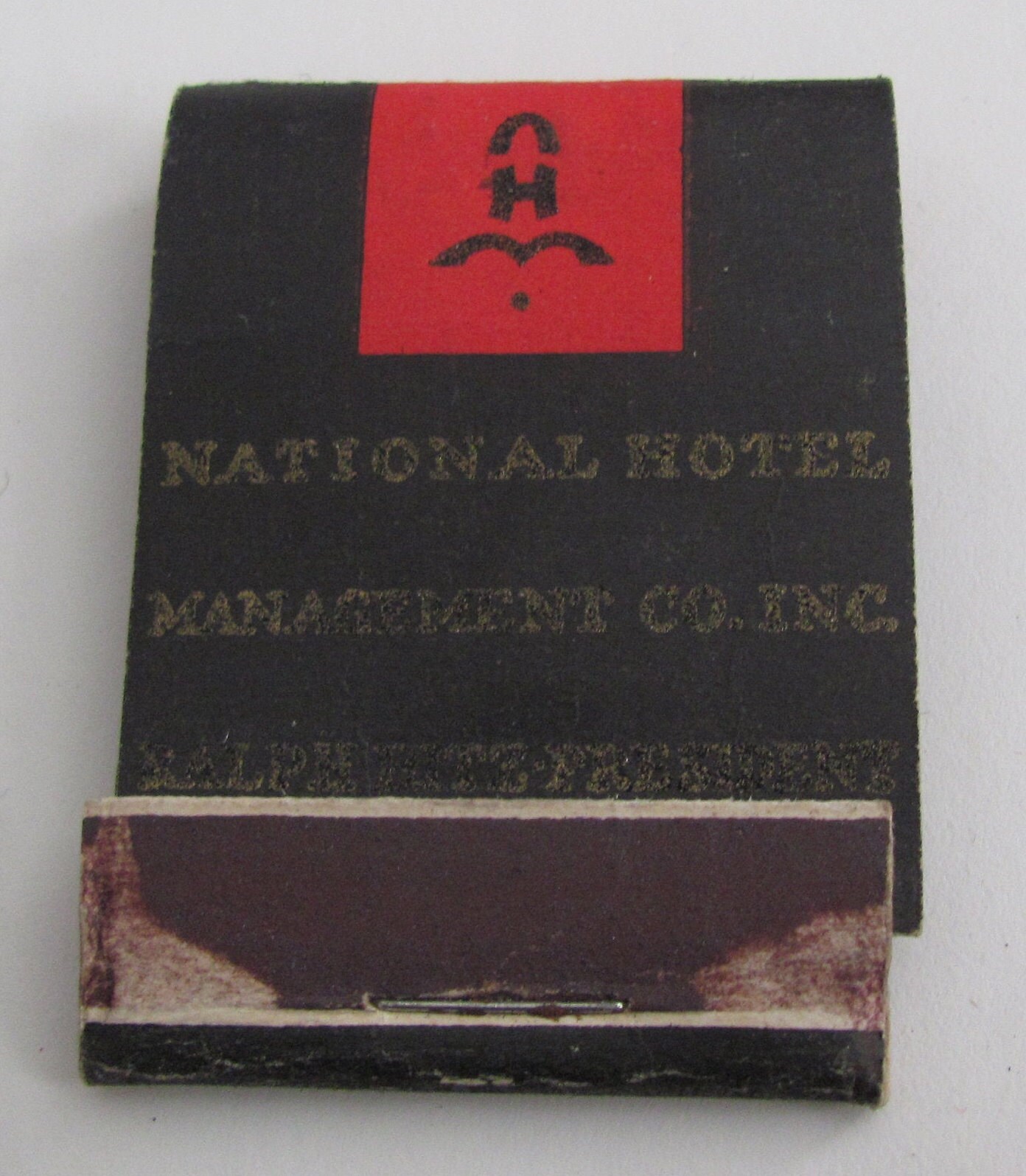 Vintage Matchbook Circa 1940s National Hotel Management Co. Inc ...