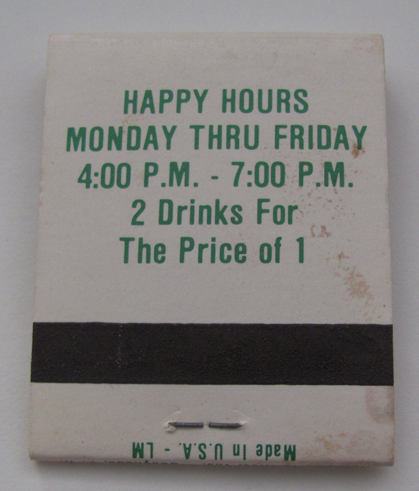 Vintage Unstruck Matchbook La Playa Hotel La Playita Isla Verde Puerto ...