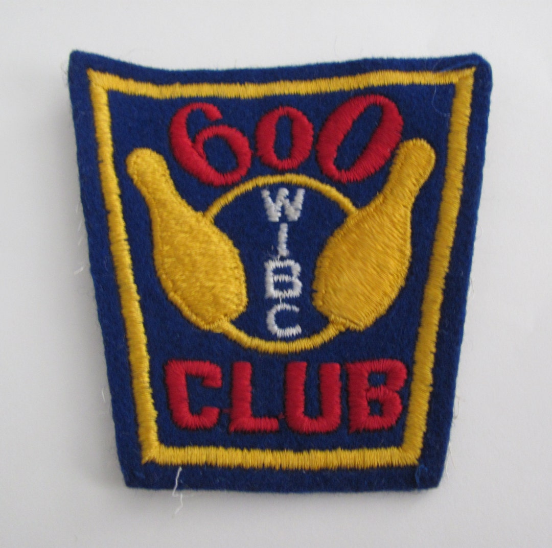 Vintage Bowling Patch WIBC 600 Club Women's International Bowling ...