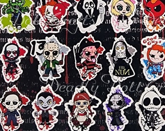 Mini Horror Movies Stickers - Etsy