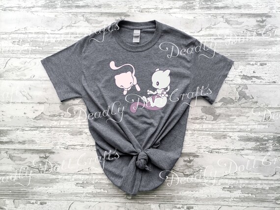 Chibi Mew & Mewtwo Cute Shirt SHIRT ONLY - Etsy