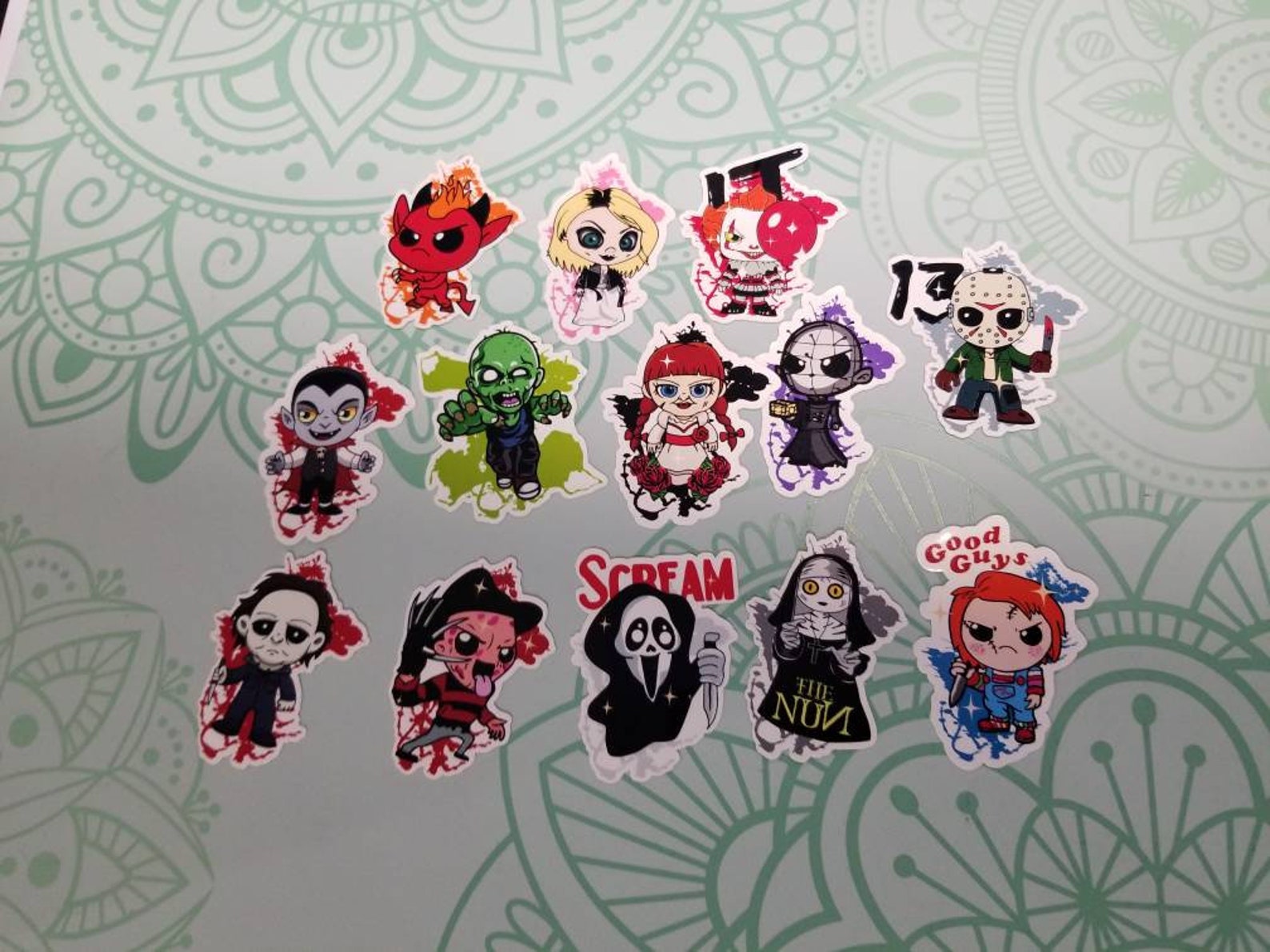 Horror Stickers - Etsy