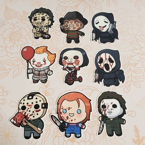 Horror Movie Sticker, CUTE, Die Cut - Etsy