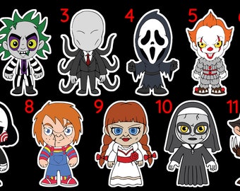 Horror Stickers - Etsy