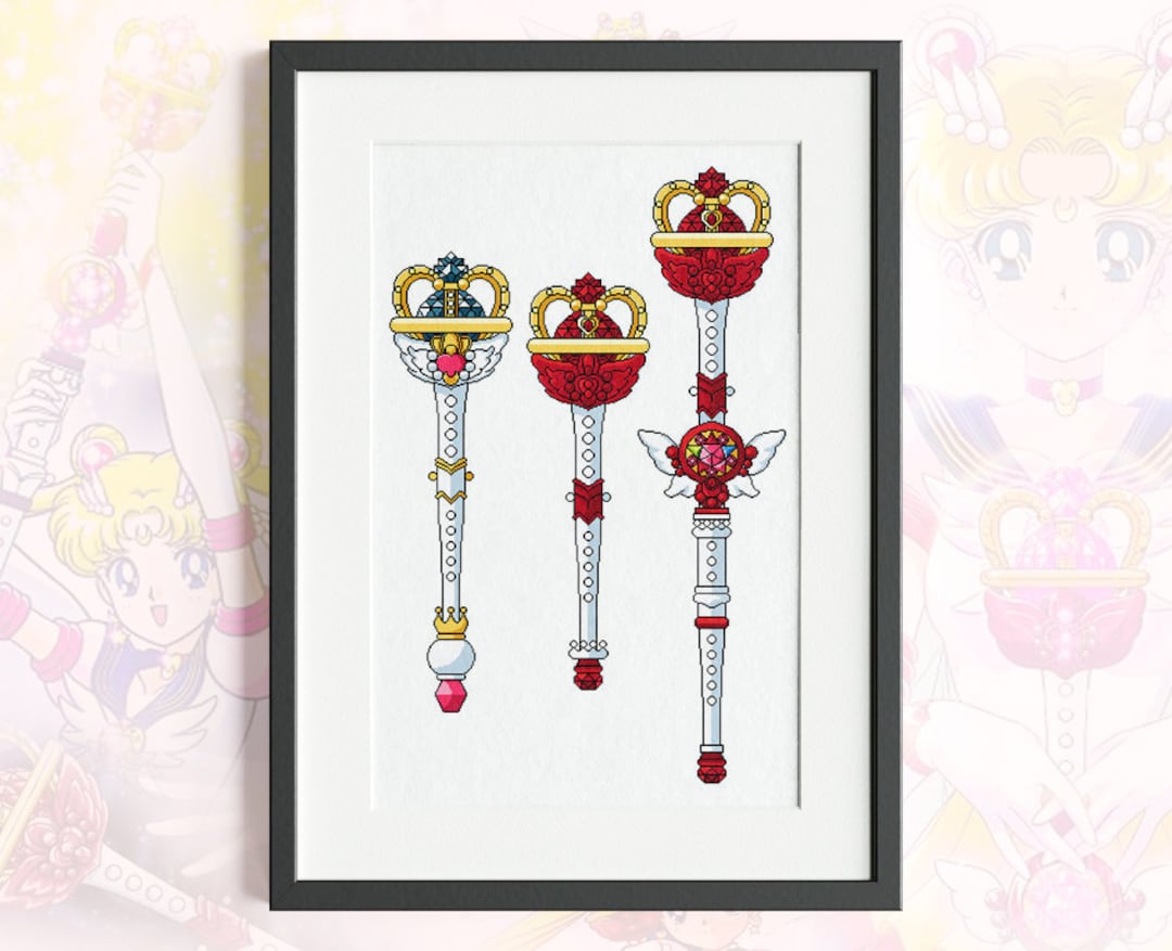 Eternal Tiares and Moon Power Tiare Cross Stitch Pattern - Etsy