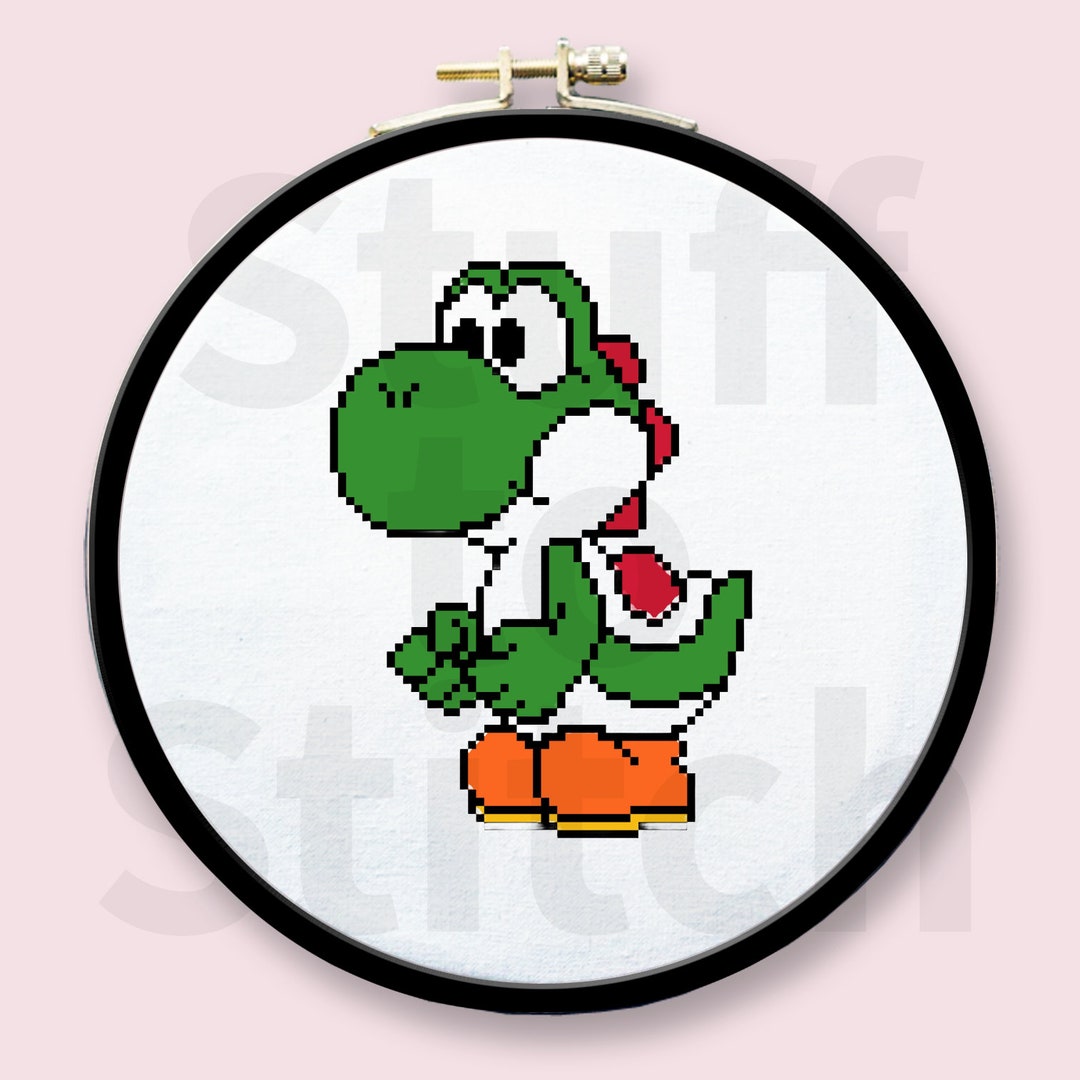 Yoshi Cross Stitch Pattern - Etsy