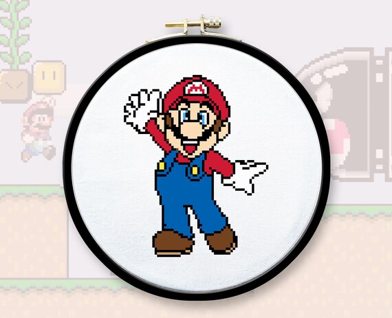 Super Mario Cross Stitch Pattern - Etsy