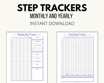 Step Tracker Chart - Etsy