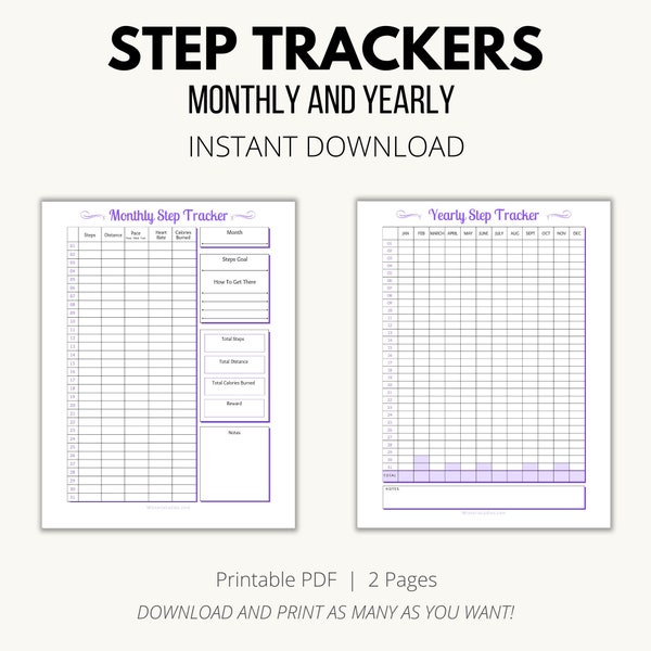 Walking Chart Printable - Etsy
