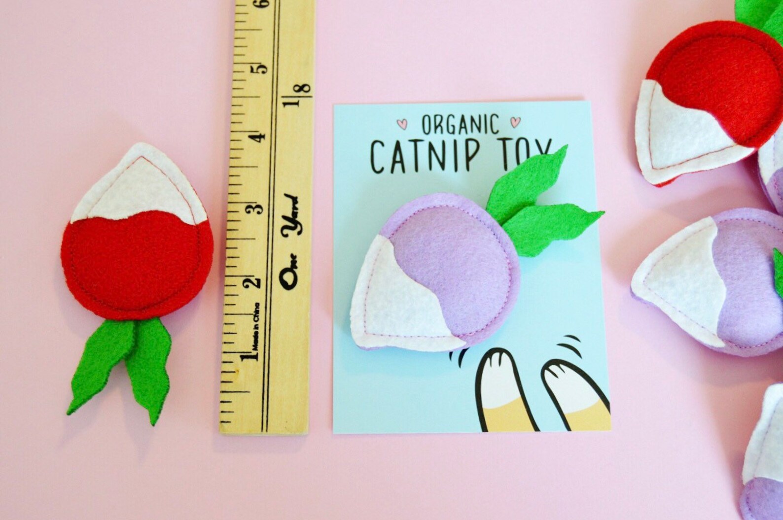 Catnip Radish Catnip Turnip Vegetable Cat Toy | Etsy