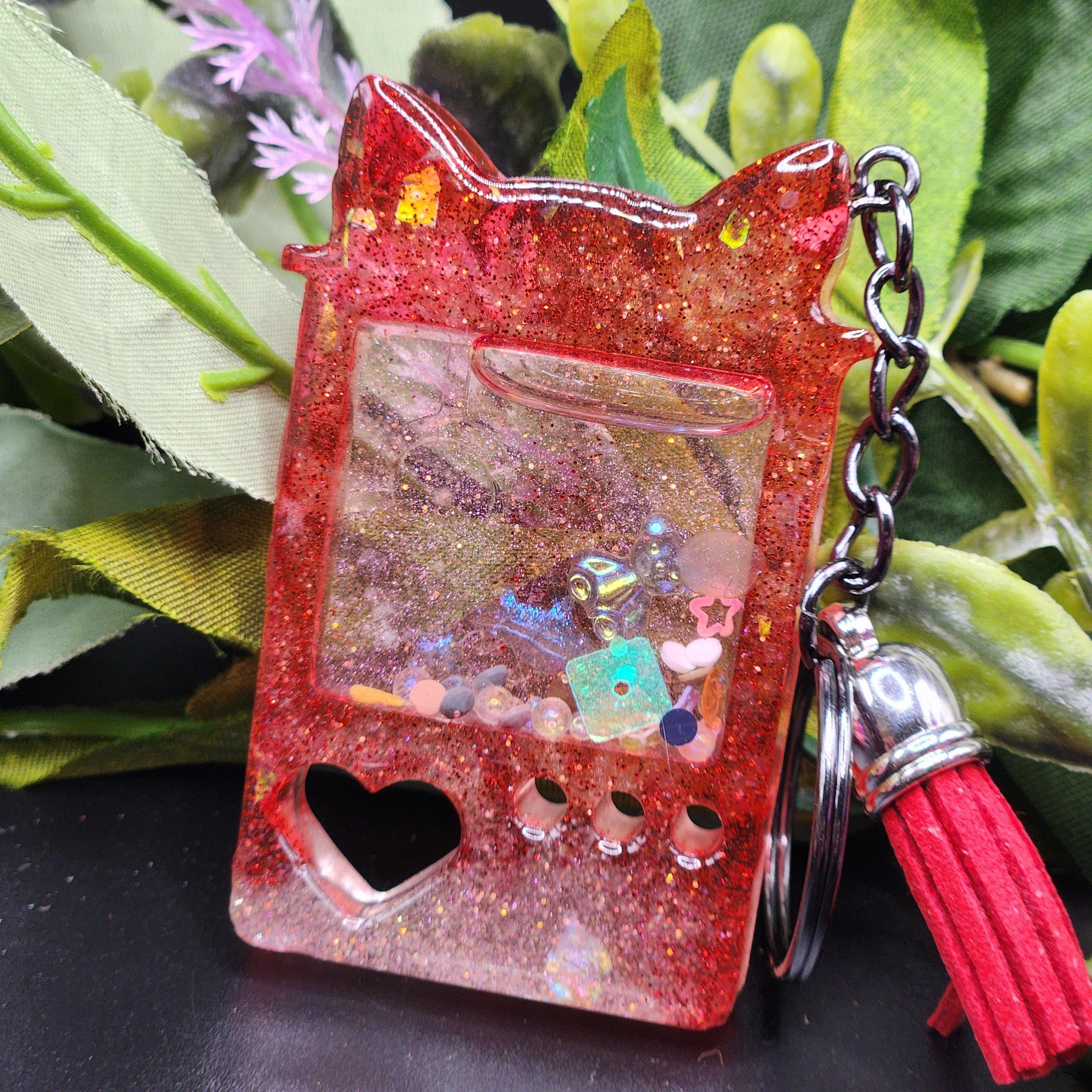 Cat Ear Claw Machine Shaker Keychain - Etsy