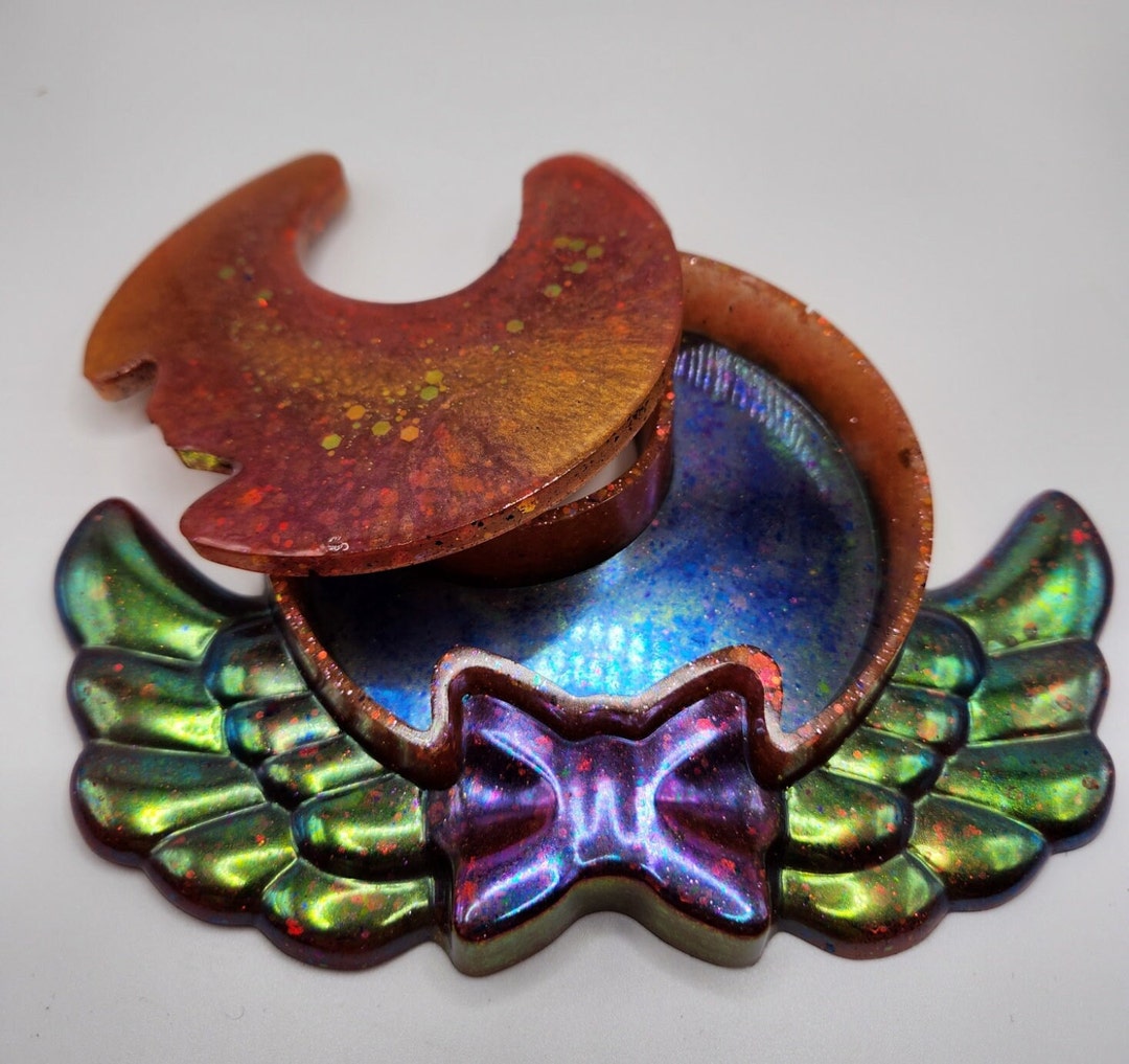 Winged Moon Trinket Box - Etsy