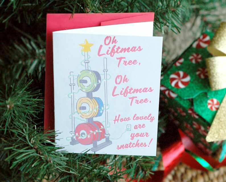 Oh Liftmas Tree Weightlifting Powerlifting Rack Christmas - Etsy