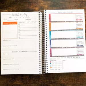 Mindful Health All-in-one Fitness & Food Journal, Fitness Diet Diary ...