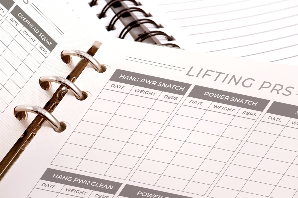 Crossfit WOD Logging Journal Workout Logging Printable PDF - Etsy