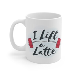 Lift a Latte Weightlifting CrossFit Coffee Mug Barbell | Etsy