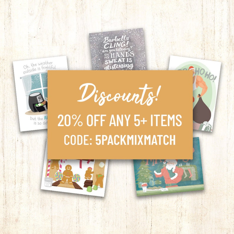 Crossfit Christmas Cards Merry Fitmas Tree Ornament - Etsy