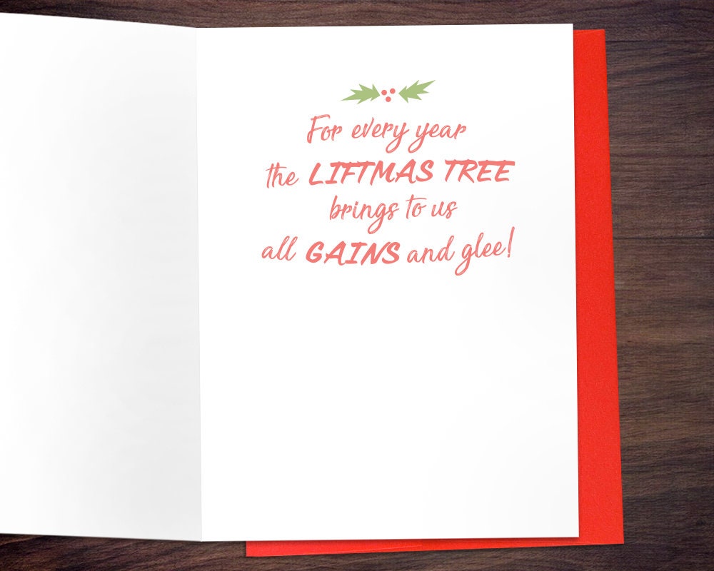 Oh Liftmas Tree Weightlifting Powerlifting Rack Christmas - Etsy