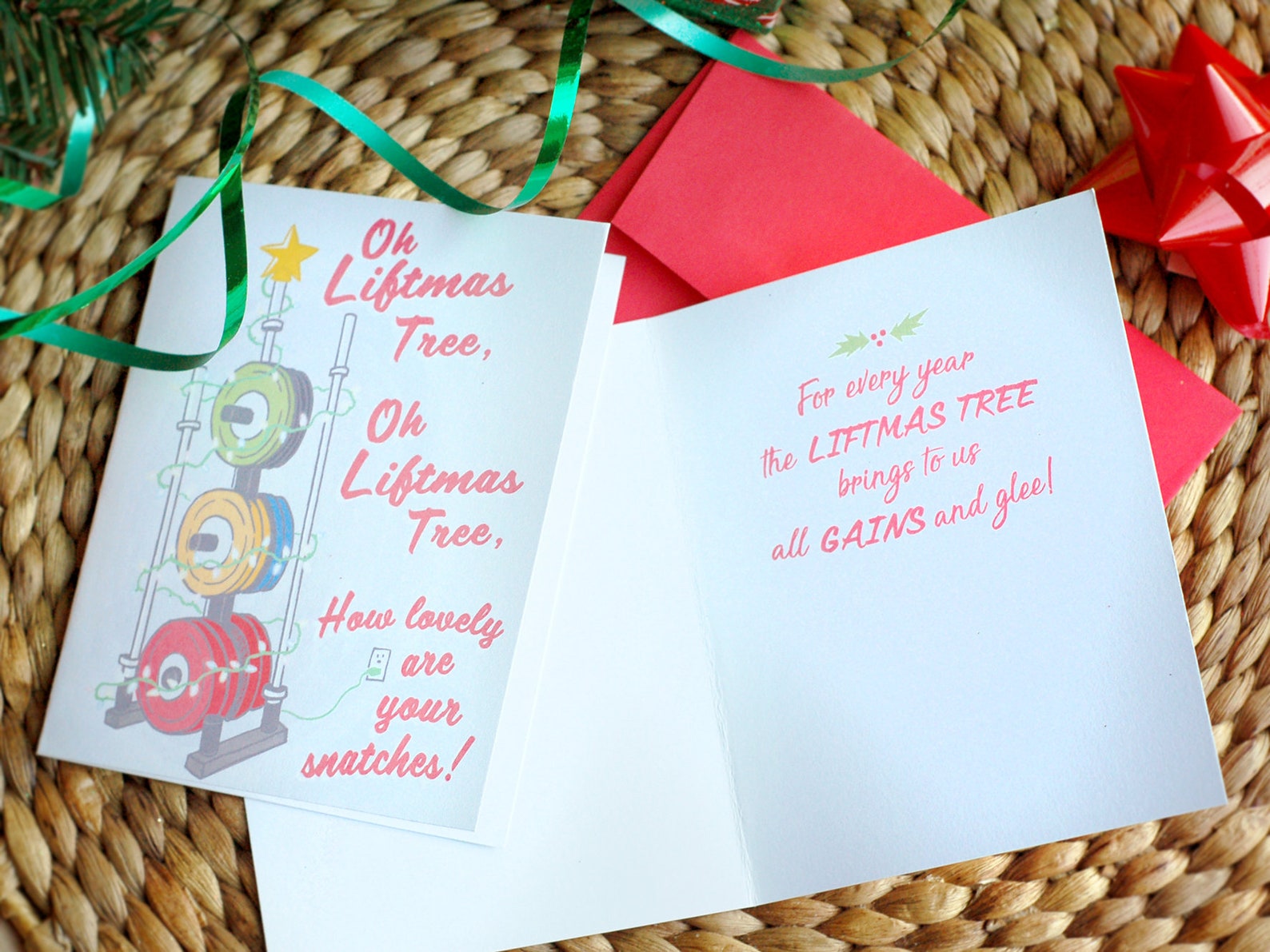 Oh Liftmas Tree Weightlifting Powerlifting Rack Christmas - Etsy