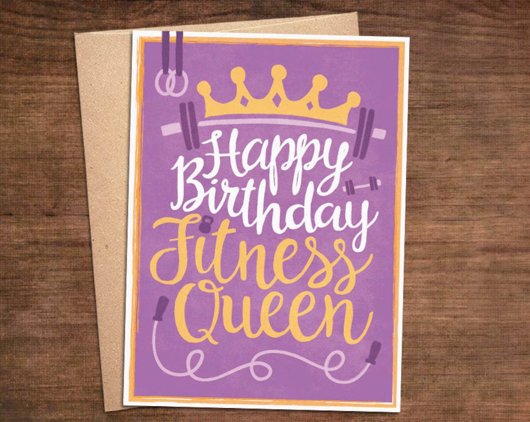 Happy Birthday Fitness Queen - Crossfit Weightlifting Kickboxing ...