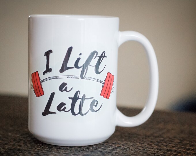Lift a Latte Weightlifting Crossfit Coffee Mug Barbell - Etsy
