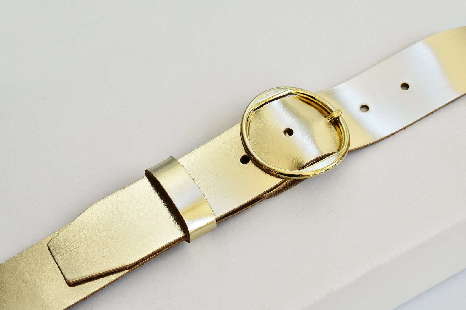 Belts for Women Leather Belt Women Gold Leather Belt Gold - Etsy