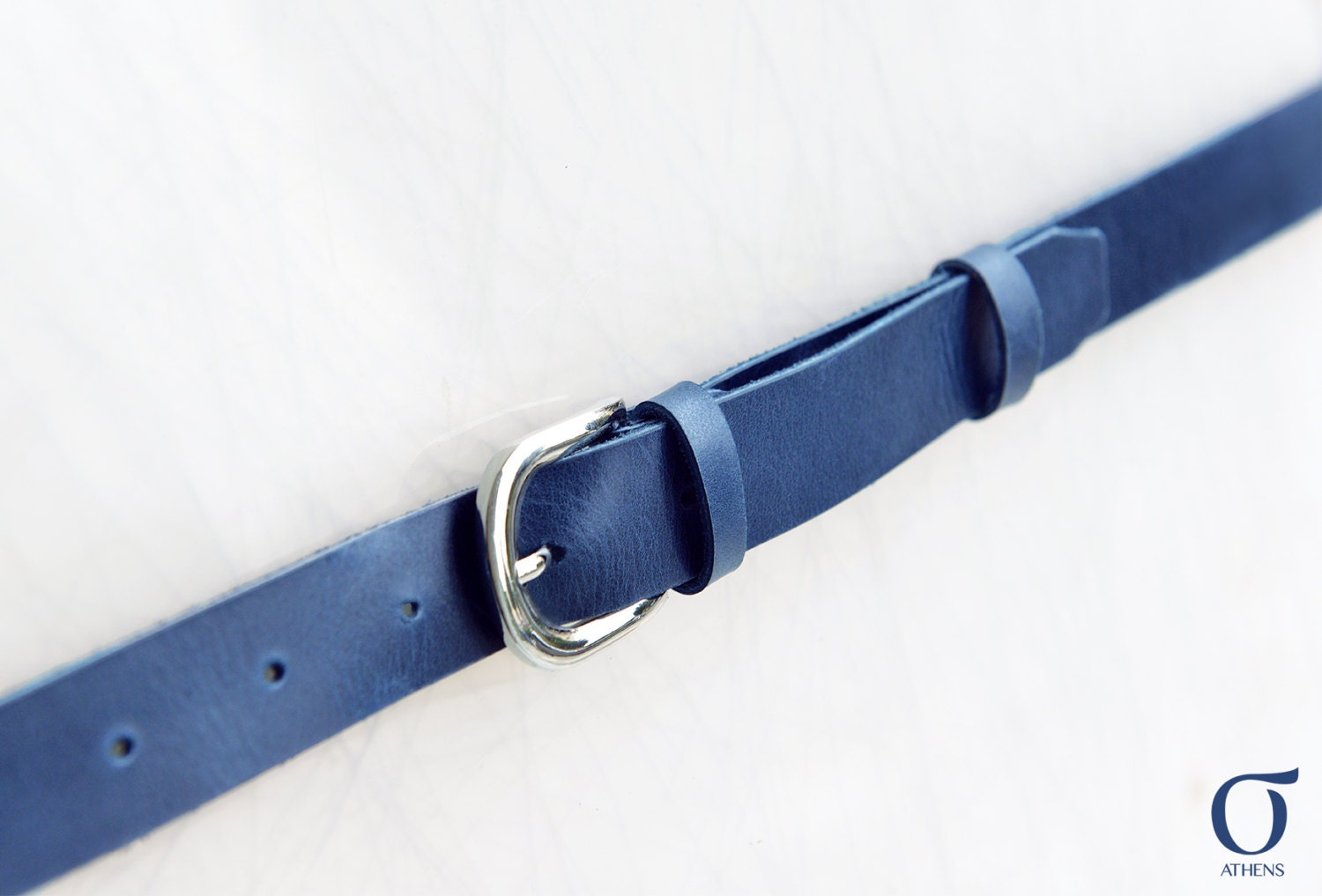 Leather Belt Blue Leather Belt Womens Leather Belt Belt - Etsy