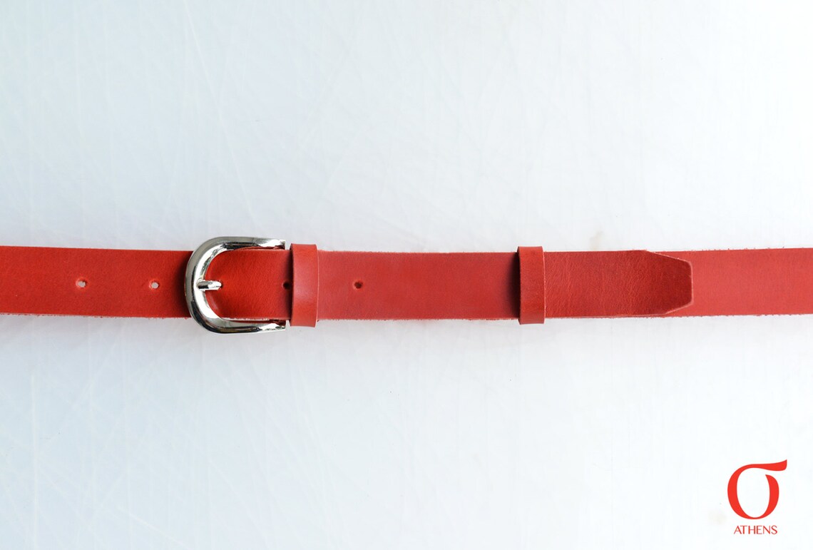 Leather Belt Womens Leather Belt Red Belt Red Leather Belt - Etsy